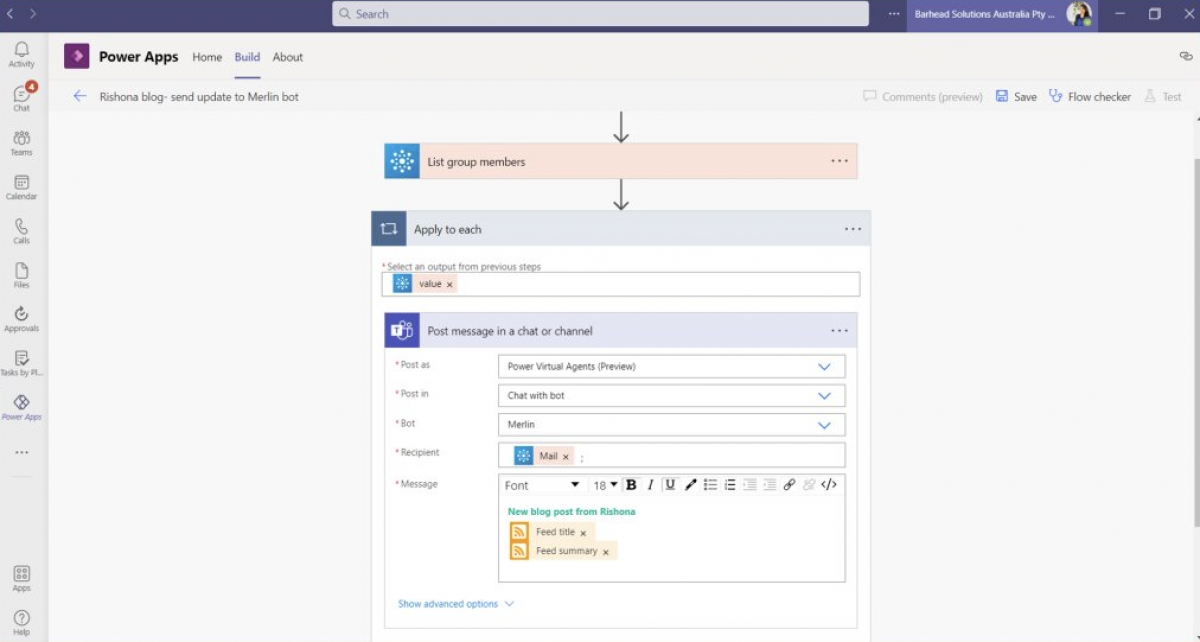 How To Send Proactive Messages To Colleagues With The Bot Installed Barhead Solutions