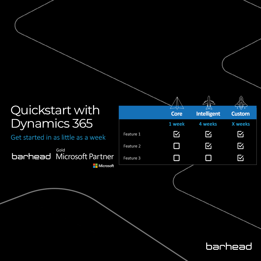 Microsoft Dynamics 365 Quickstart Solutions - Barhead Solutions