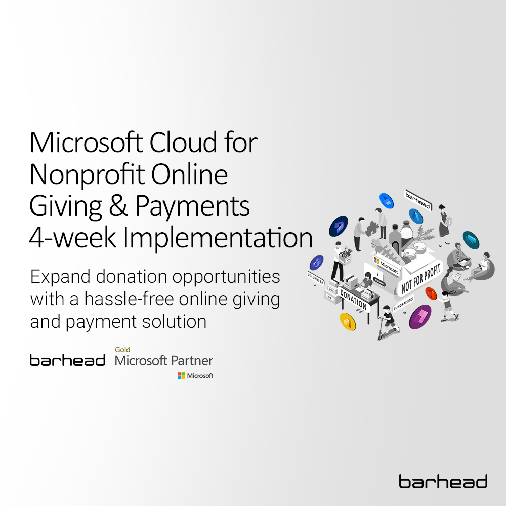 Microsoft Cloud for Nonprofit Online Giving & Payments 4-week ...