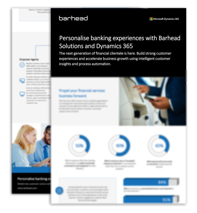 Infographic: Modernise Customer Service Banking - Barhead Solutions
