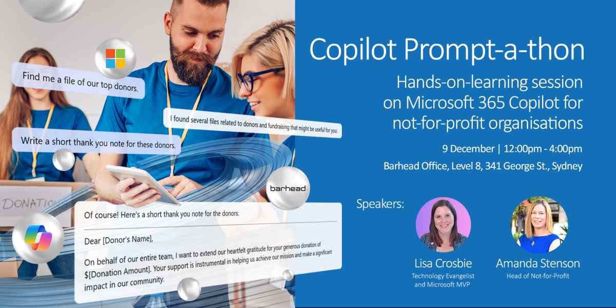 Microsoft 365 Copilot Prompt-a-thon | 9 December 2024 - Barhead Solutions
